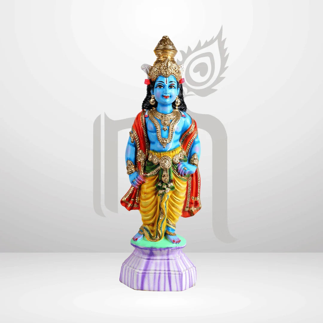 Vithoba Krishna 2ft paper Mache – Mrinmaya
